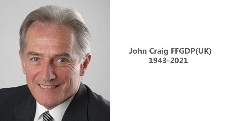 John Craig FFGDP(UK), 1943-2021