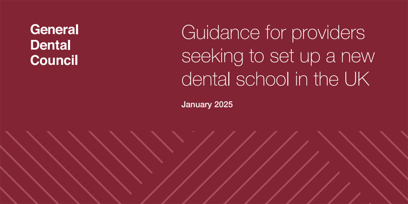 GDC New Education Guidance