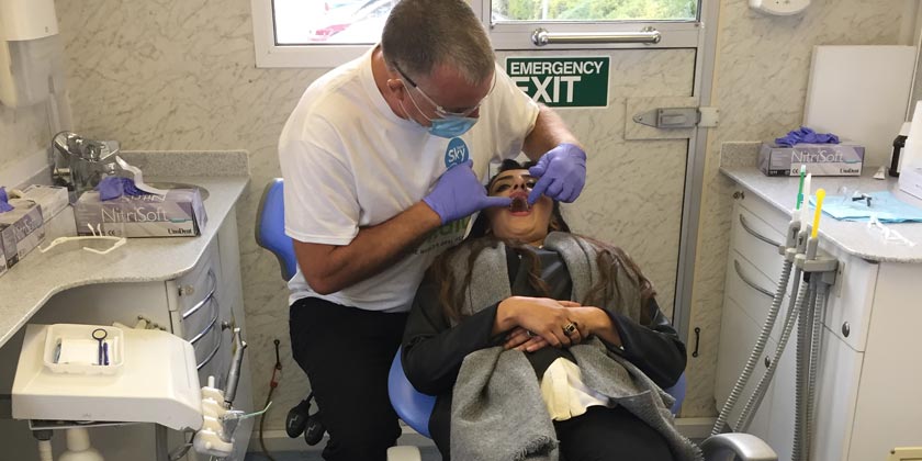 Dentaid mobile dental unit comes to Dewsbury