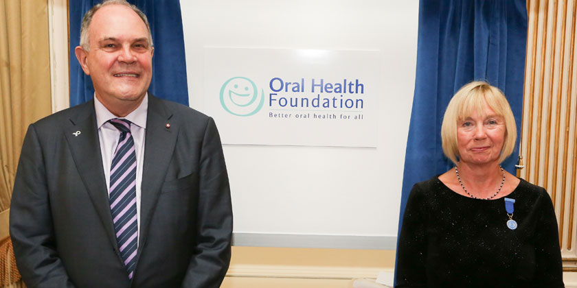 Janet Goodwin presents awards in Dundee