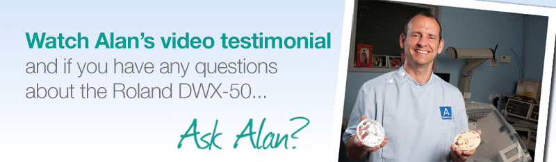 Video Testimonial: Alan Bamford on his Roland DWX-50 dental milling ...